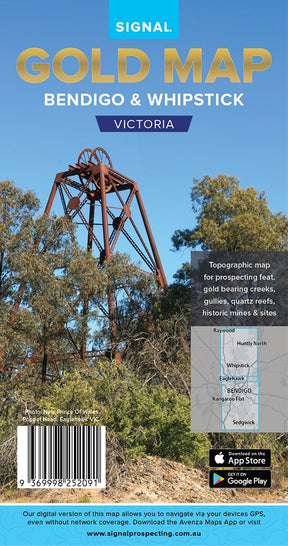 Signal Gold Map Bendigo & Whipstick – Coiltek Gold Centre