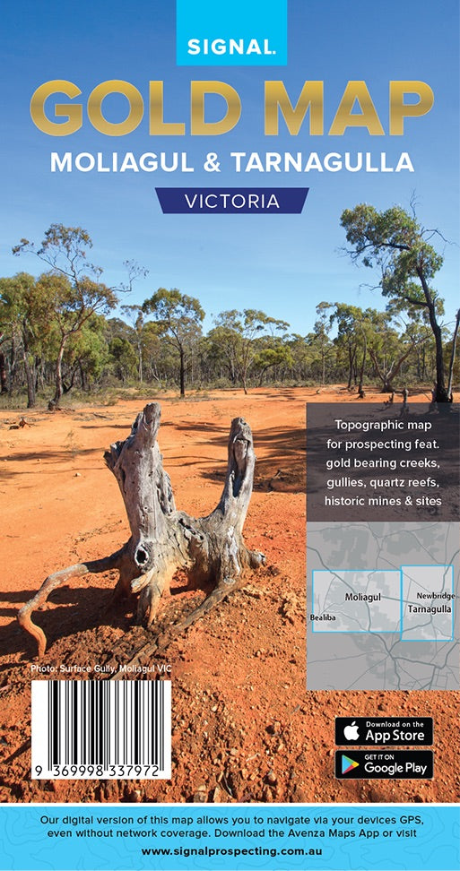 Signal Gold Map Moliagul & Tarnagulla – Coiltek Gold Centre