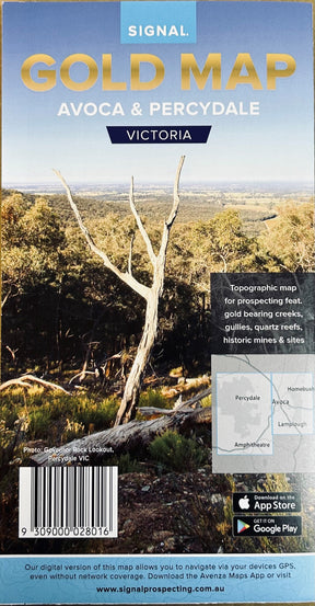 Signal Gold Map Avoca & Percydale – Coiltek Gold Centre