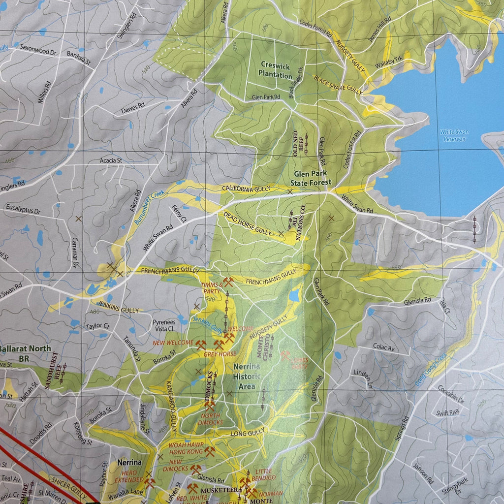 Signal Gold Map Ballarat & Creswick – Coiltek Gold Centre