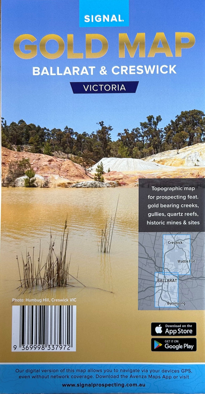 Signal Gold Map Ballarat & Creswick – Coiltek Gold Centre